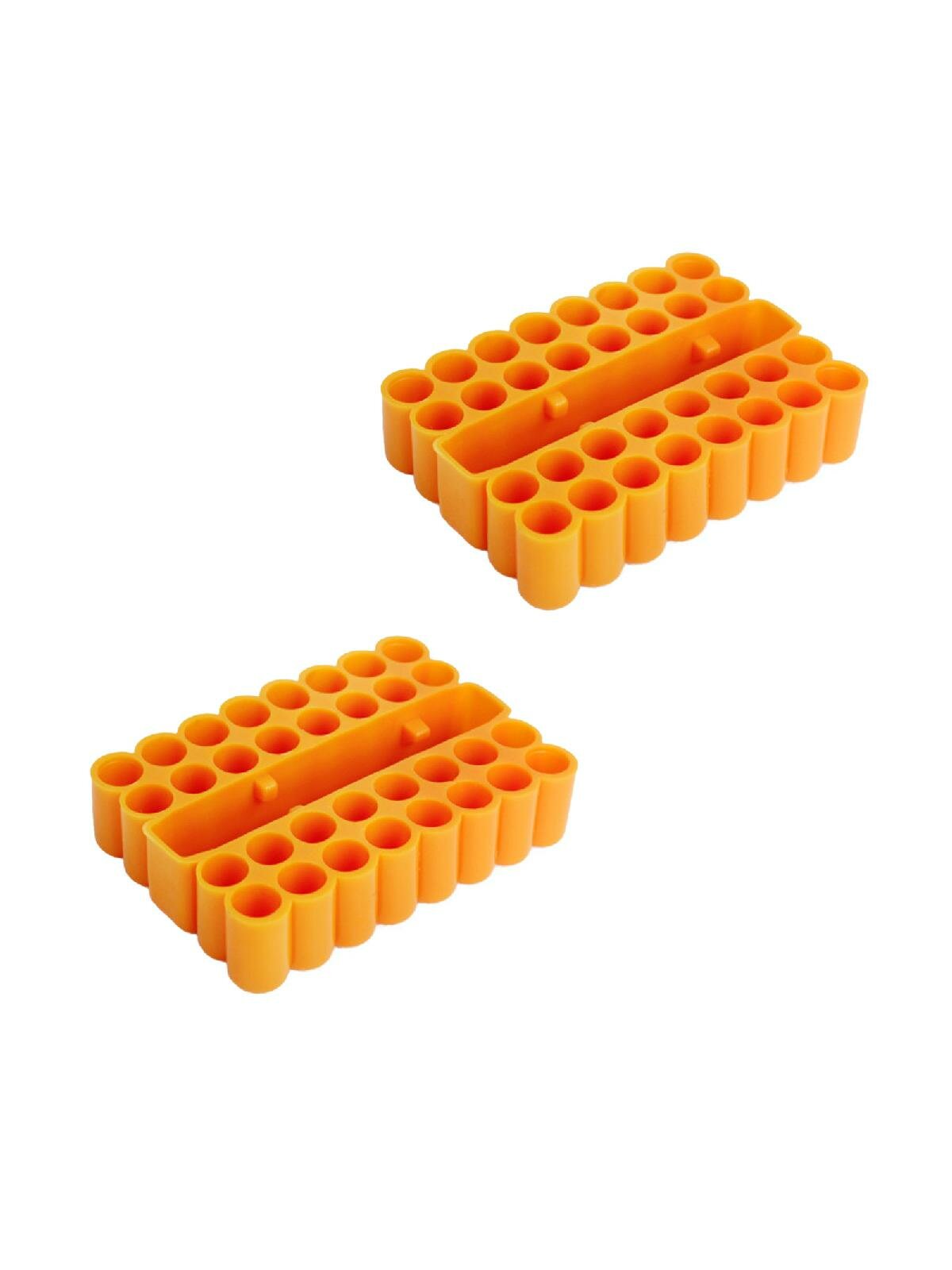 Органайзер для лотков для хранения сверл из мягкой резины Держатель для сверл с 32 отверстиями