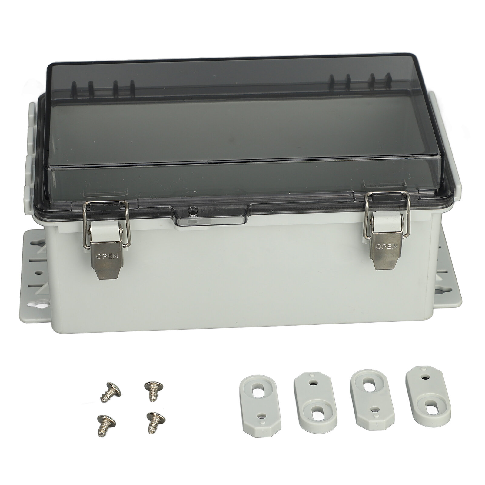 Waterproof Outdoor Project Junction Box ABS Plastic IP66 Dustproof Enclosure Power Electrical Clear