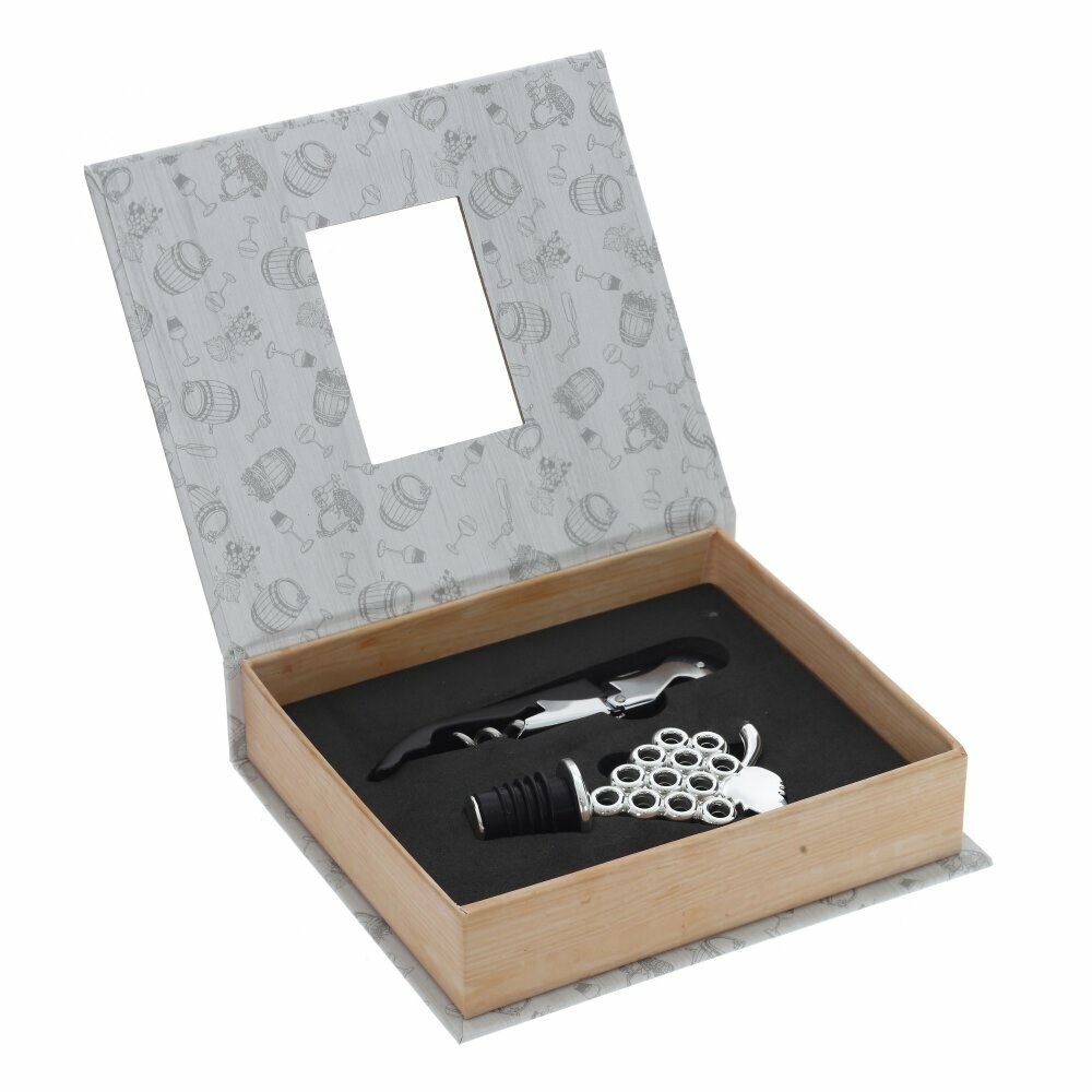 Набор для вина 2 предм, L14,5 W16,5 H4 см