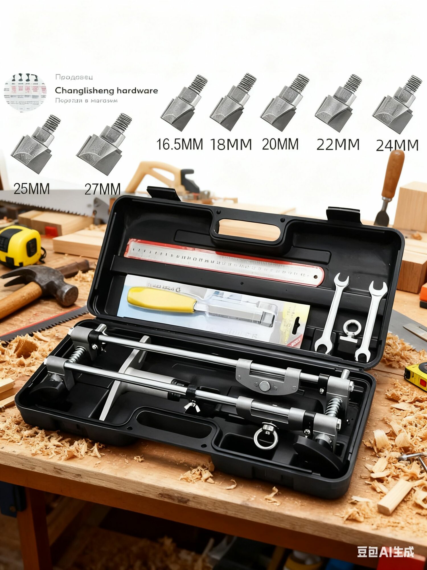 Шаблон для врезки дверных замков, ручек, личинок