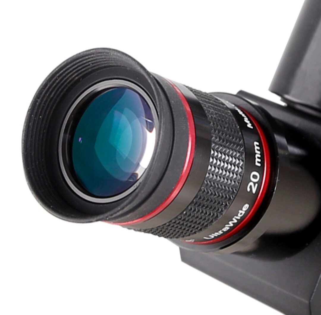 Премиум-eyepiece с углом обзора 68 градусов для астрономических телескопов, 20 мм фокусное расстояние,