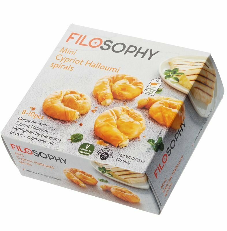 Пирожки спиральные Филло с сыром халлуми и оливковым маслом 8-10шт