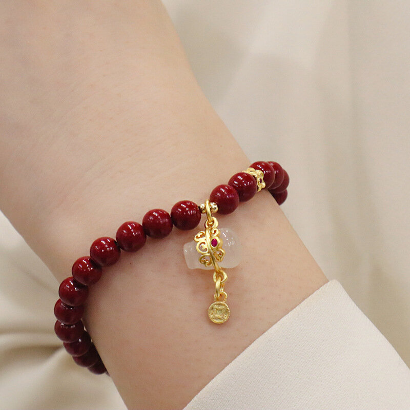 Браслет для гадания, YM Mall из турмалина с приносит удачу