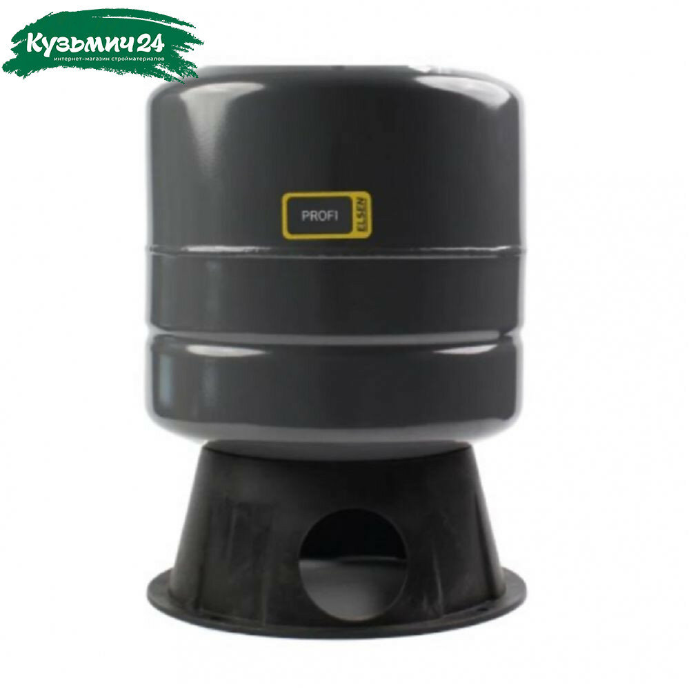 Бак мембранный Elsen Profi EMV02.36L, вертикальный, 36 л, 10 бар, G 1", для отопления, серый