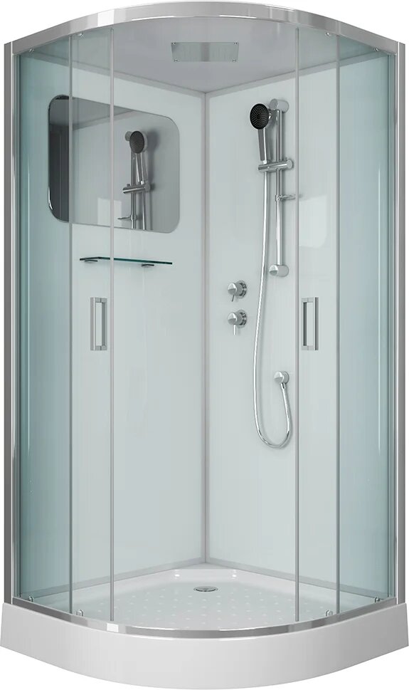 Душевая кабина Niagara Premium NG-6002-01 100х100х210, с низким поддоном