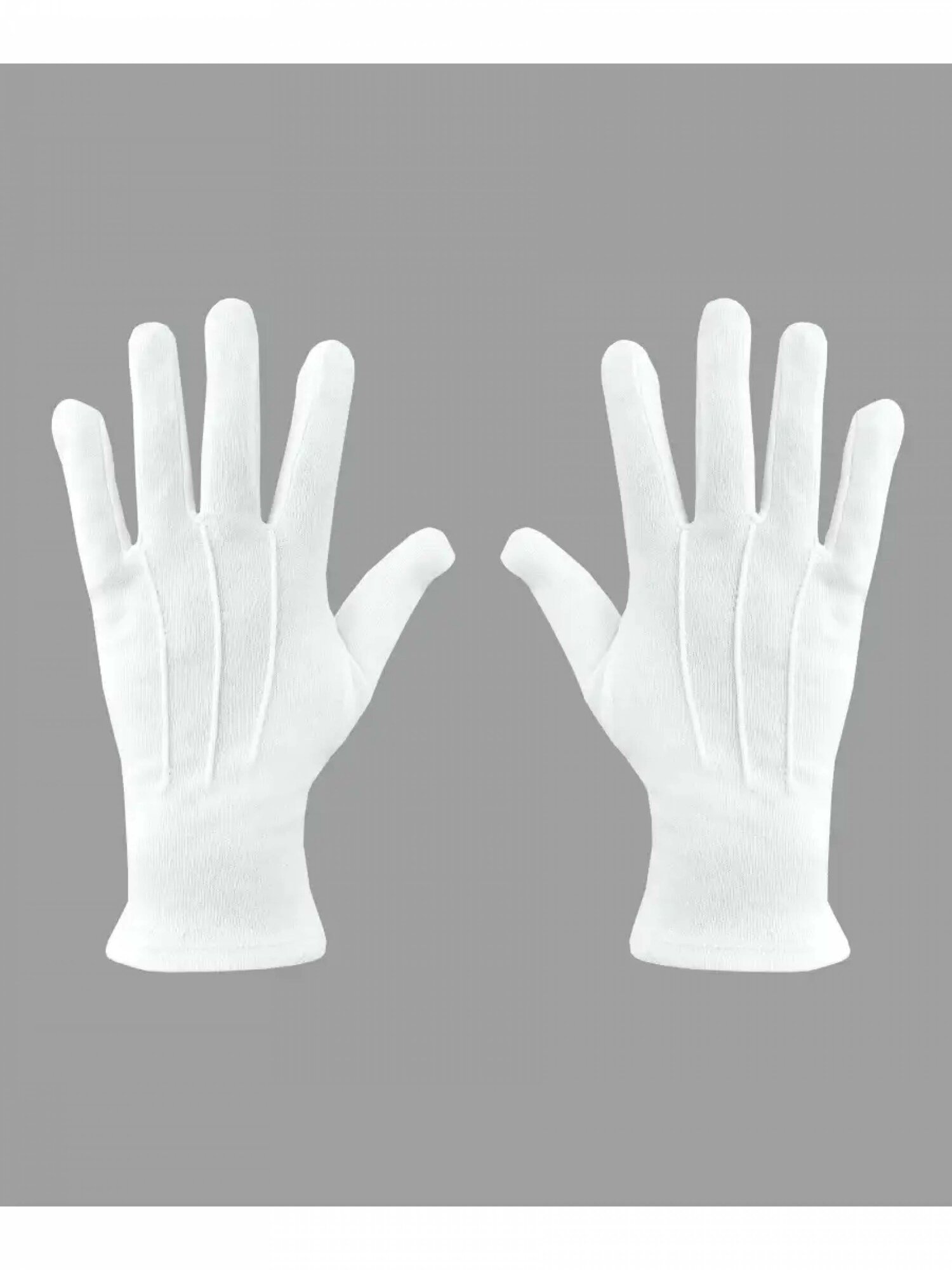 Перчатки парадные белые (8)