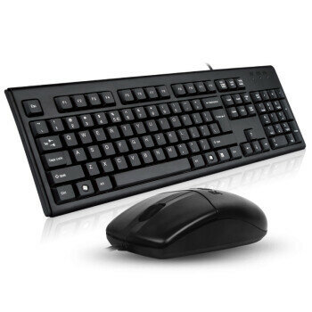 Комплект клавиатуры и мыши DoubleFly KK-5520NU с ПС2 клавиатурой и USB мышью для игр офиса дома