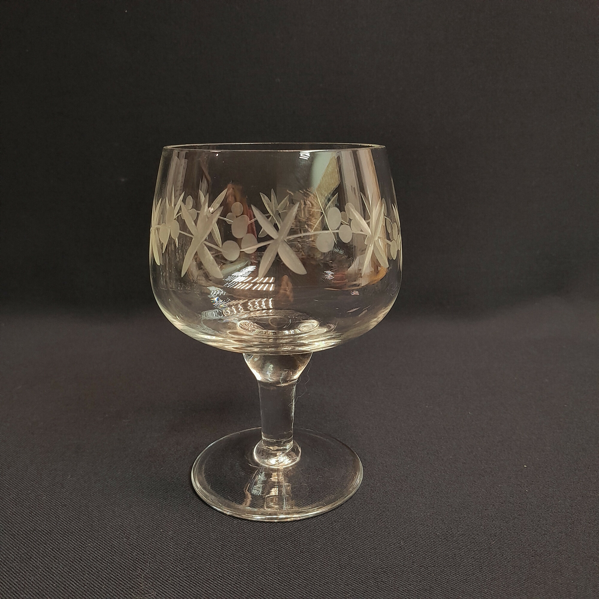 Бокал , стекло 300 мл высота 15см, винтаж СССР