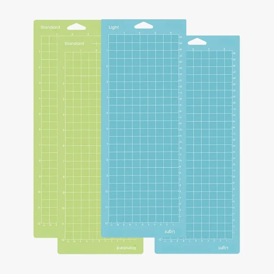 Матрицы для Cricut Joy StandardGrip LightGrip, 4 шт, голубой