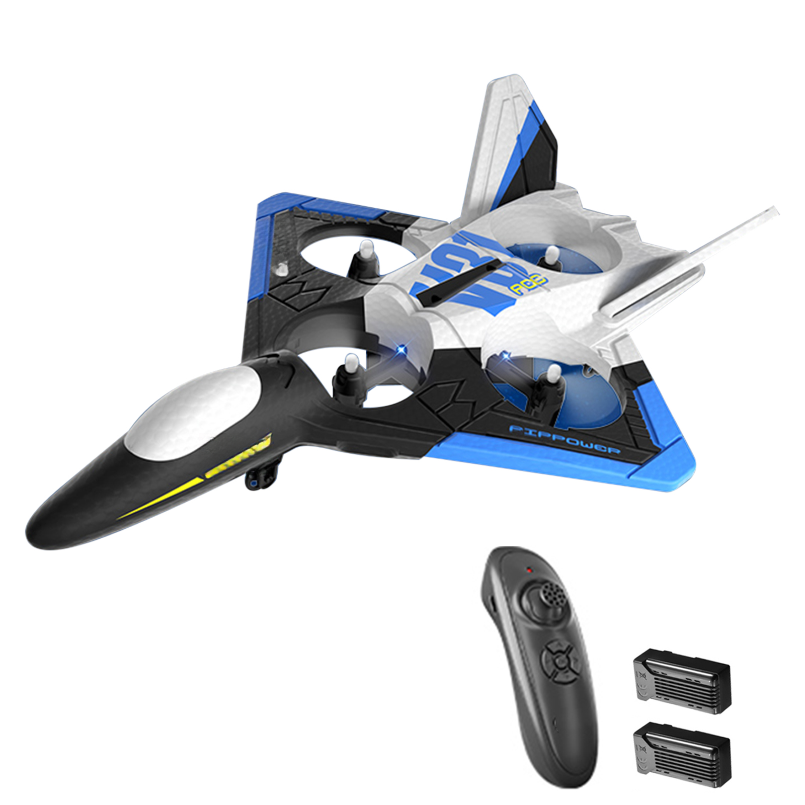 Радиоуправляемый самолет Радиоуправляемый самолет Планер Летающие игрушки для взрослых Детей Мальчиков с функцией Однонажмное взлет и посадка Безголовый режим Гравитационная сенсор 2 батарейки Материал EPP Мотор Бессердечный мотор 7016*4 Батарея 3.7V