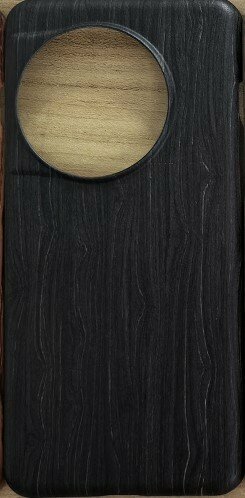 Деревянный чехол Wood Shield для OnePlus 12 Чёрное дерево