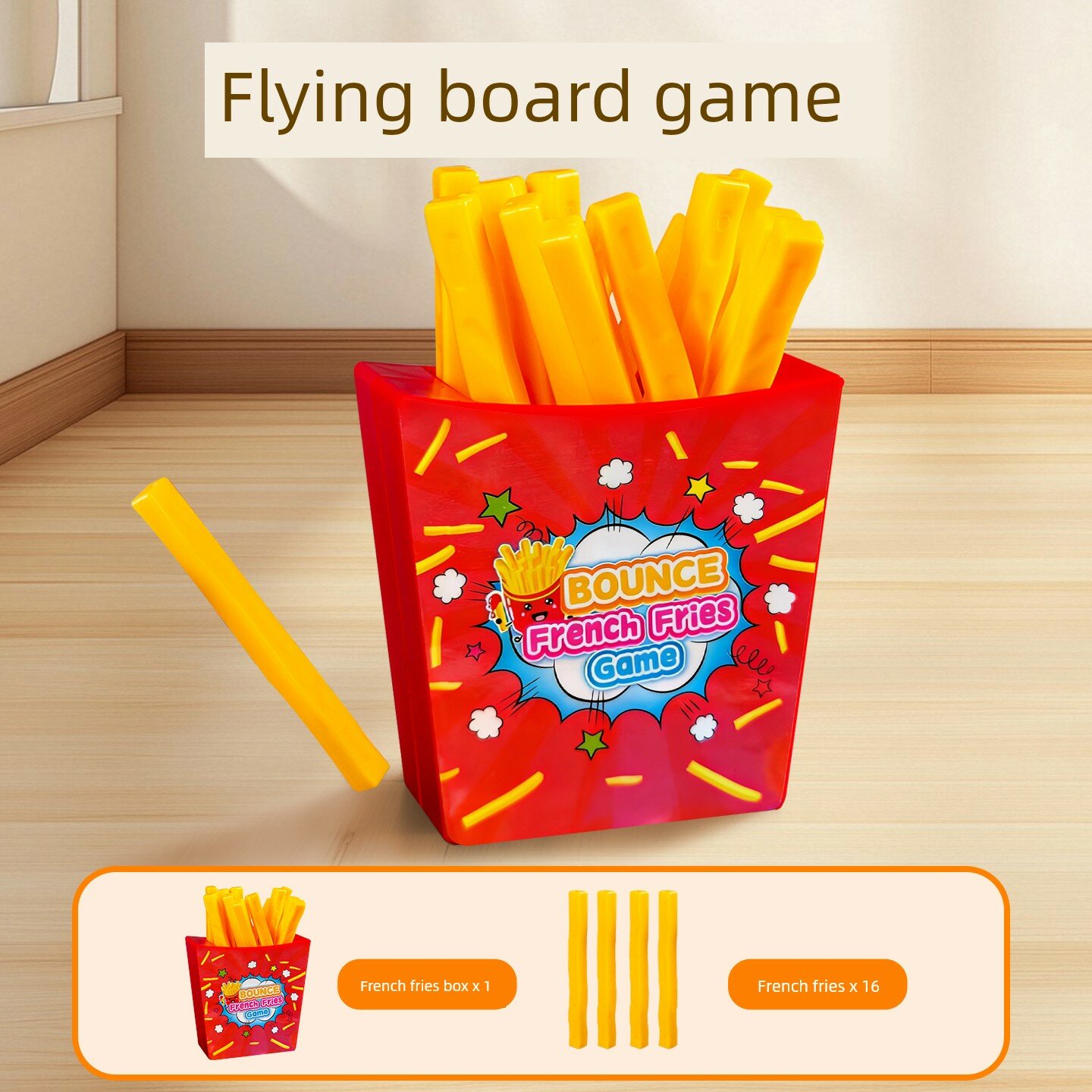 Игрушка-антистресс «Летающие картофельные фри», гаджет для снятия стресса для студентов, интернет-сенсация, прикол и