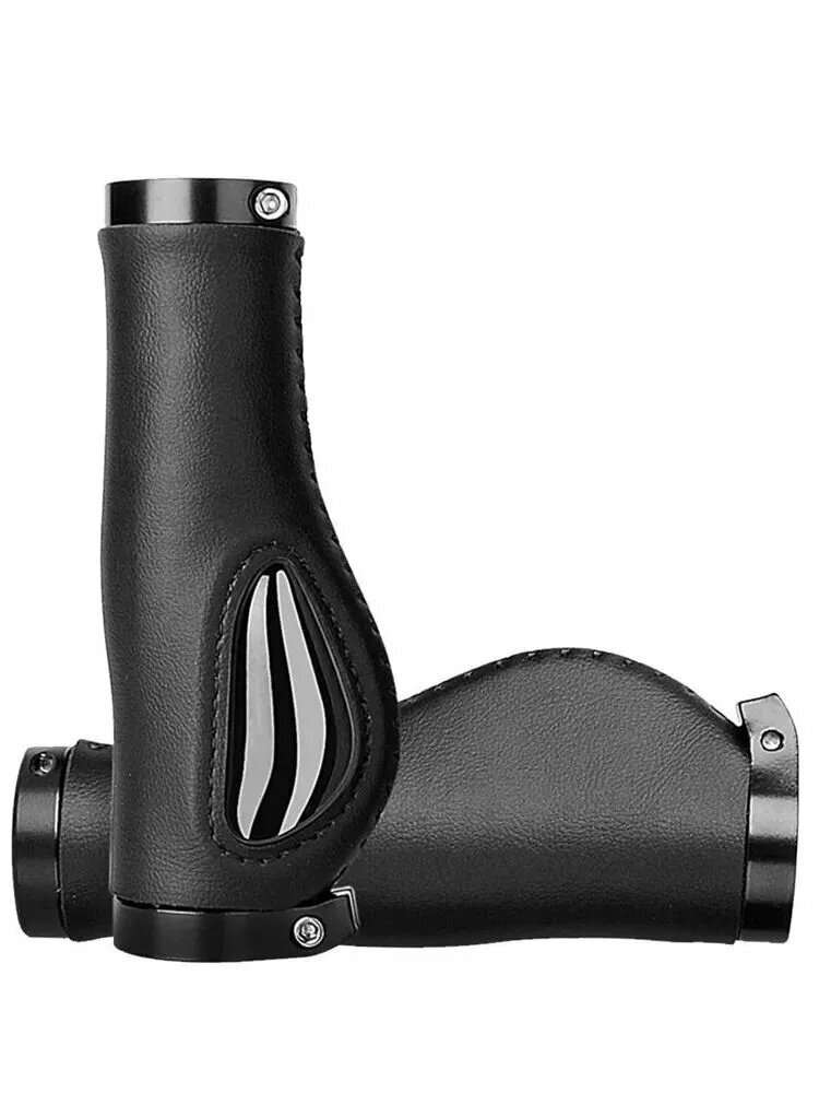 Грипсы на руль велосипеда кожаные / ручки велосипедные