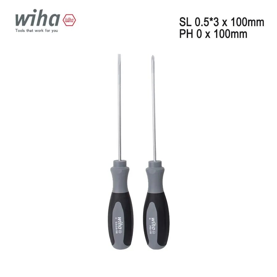 WIHA BlackForest Набор отверток 2 предмета, PH/SL 80302C