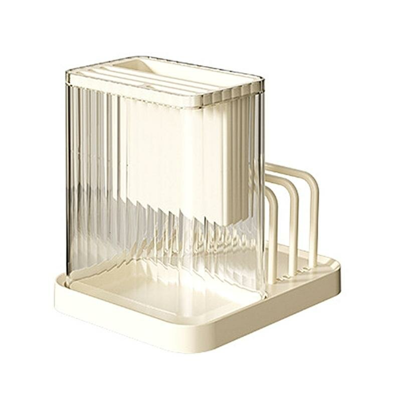 Регулируемый блок с держателем для разделочной доски, Кремово - белый