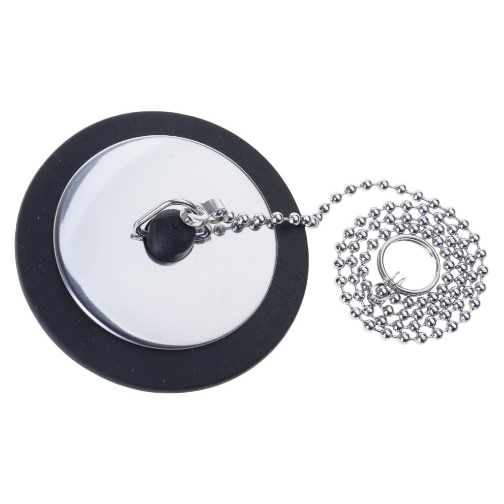 Пробка для ванны -4,3 см с 40-сантиметровой цепочкой