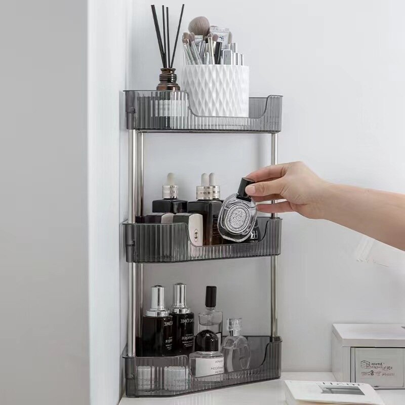 Мобильная тележка для хранения для дома, кухни, ванной, многослойный органайзер для косметики и книг