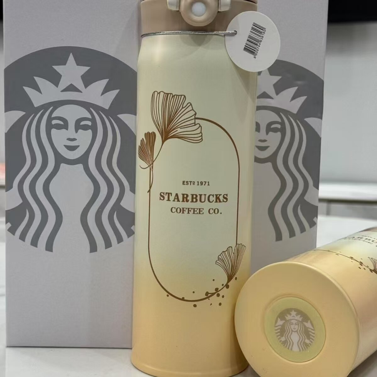 Starbucks Термокружка розовая богиня, 350-500 мл