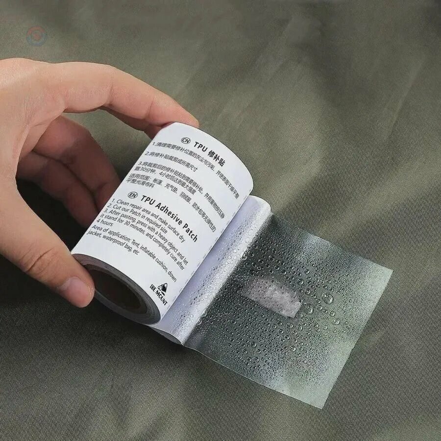 Самоклеящаяся водонепроницаемая ремонтная лента из ТПУ для палаток, курток, лодок и надувных изделий прозрачный патч-ролл