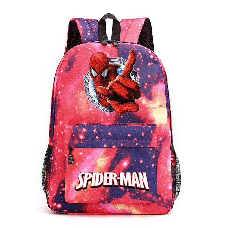 Трансграничный популярный рюкзак Marvel Spider-Man, студенческий рюкзак для мужчин и женщин, подростковая детская школьная сумка с героями мультфильмов, на складе