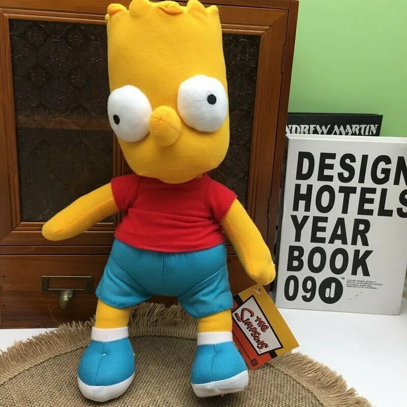 Мягкая игрушка Плюшевая кукла мультяшного персонажа Симпсонов, Simpson family