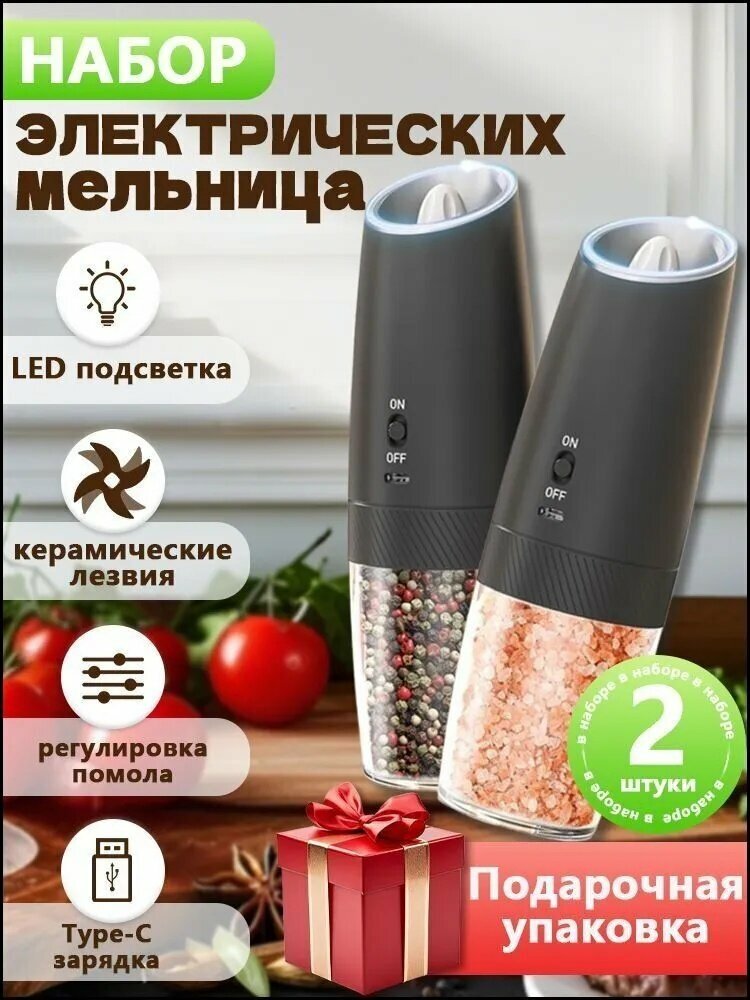Стильная премиум электромельница