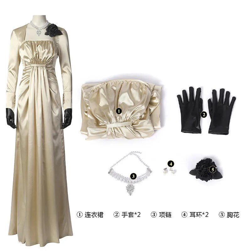 Косплей костюм Леди Альцины Димитреску XXXL