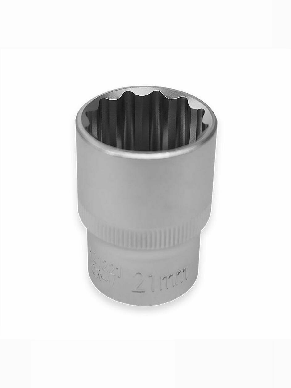 Головка торцевая 12-гранная 1/2" DR, (21 мм.), "AVS" (A07910S)