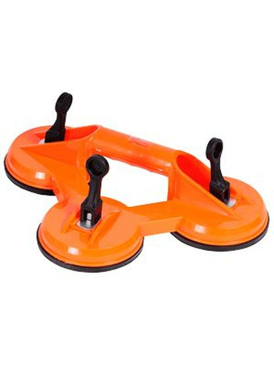 Стеклодомкрат с 3 головками-присосками, 120 мм, АвтоDело (40153)