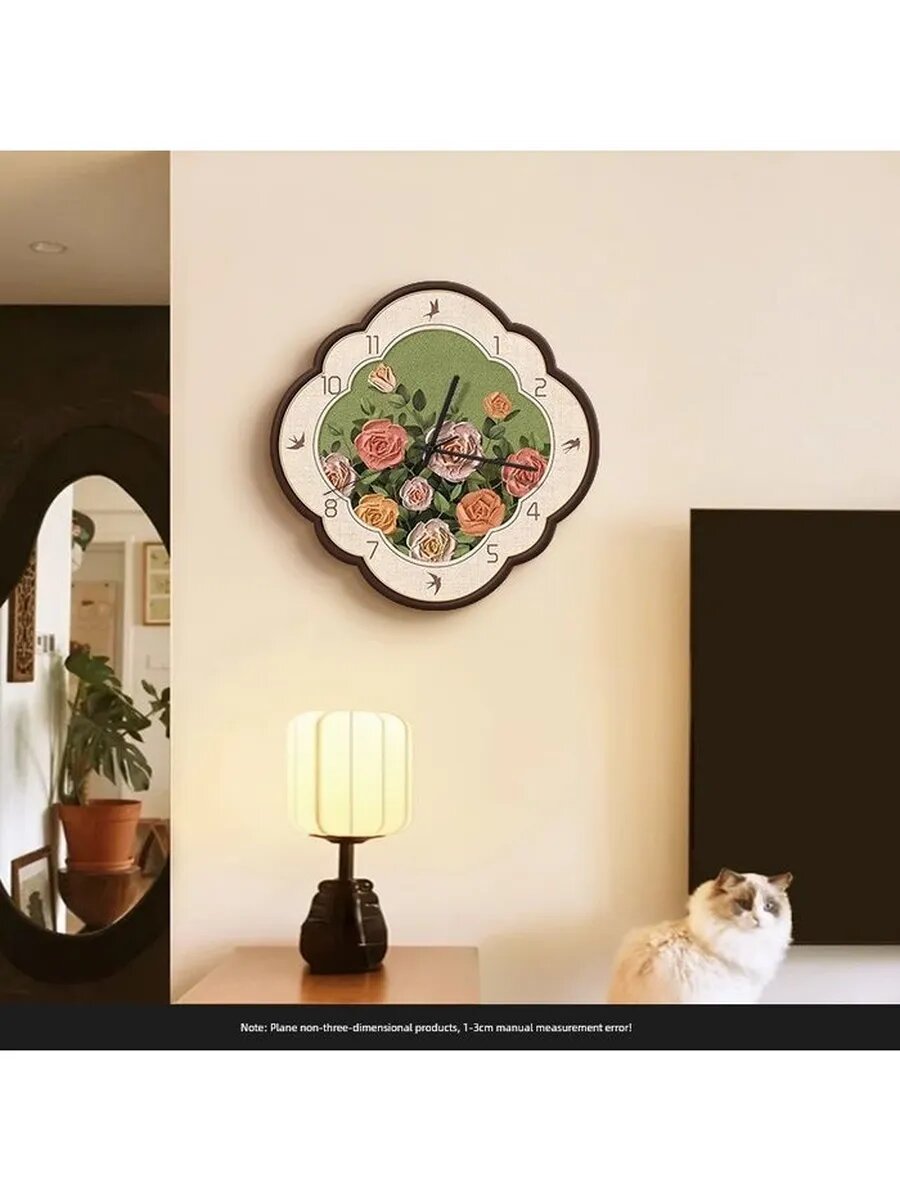 Настенные часы (12 дюймов — весенний сад A)