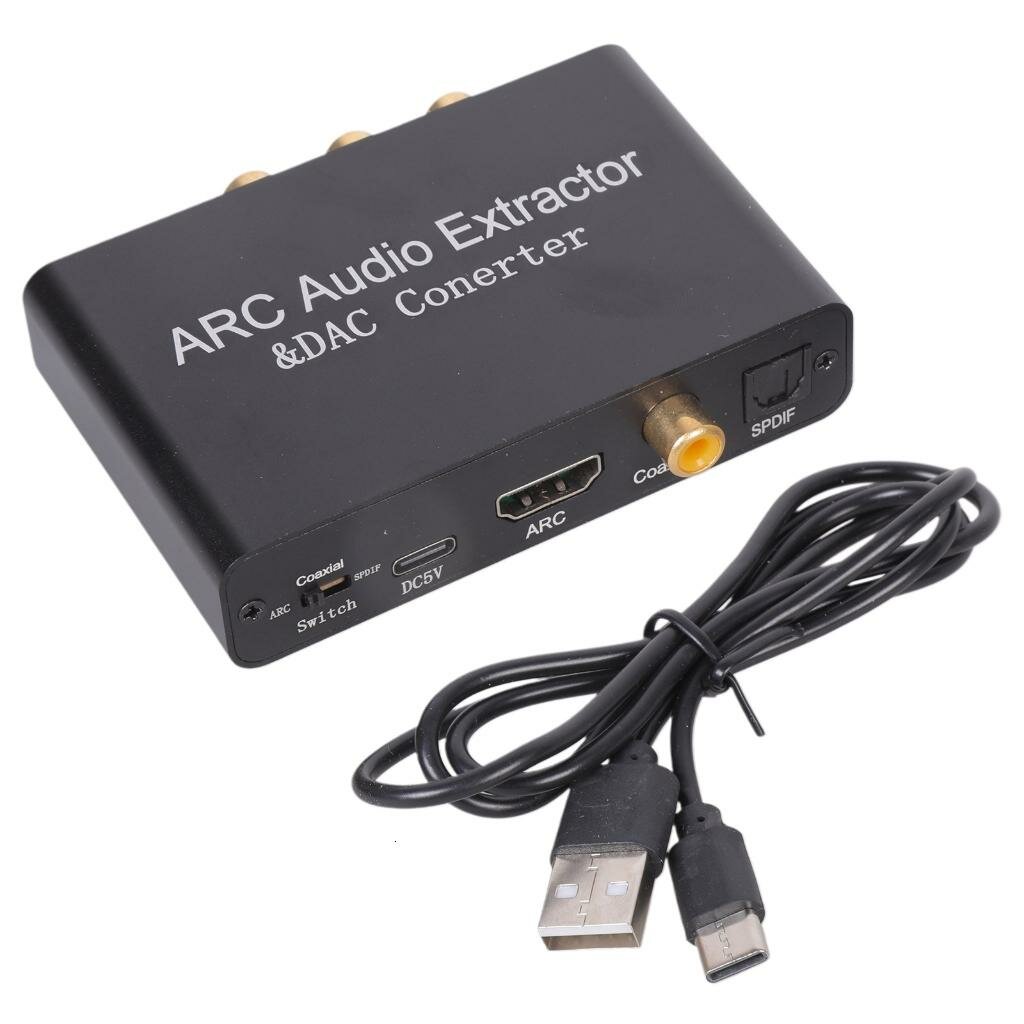 Конвертер аудиосигнала HDMI ARC/SPDIF в аналоговый стереовыход
