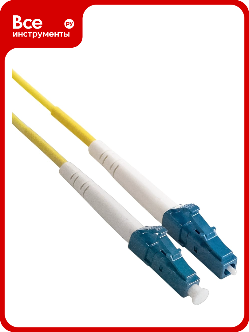 Волоконно-оптический патч-корд ExeGate FC-S-9-LC-LC-1M-LSZH Шнур во SM 9 125 OS2 G.652. D, LC UPC-LC UPC, Simplex, LSZH, 1м 295123