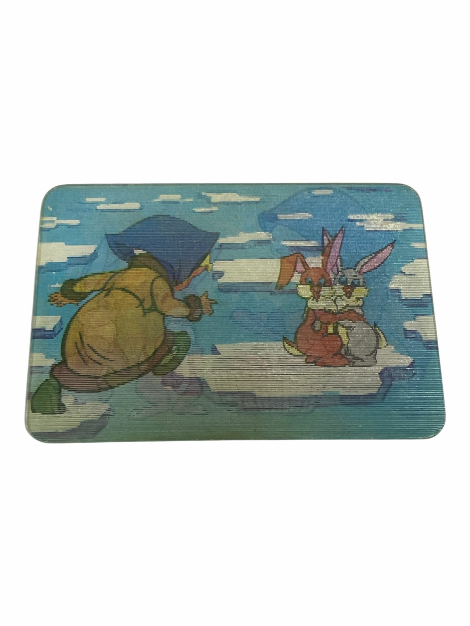 Советский винтажный переливающийся календарь, советская мультипликация, сделано в СССР