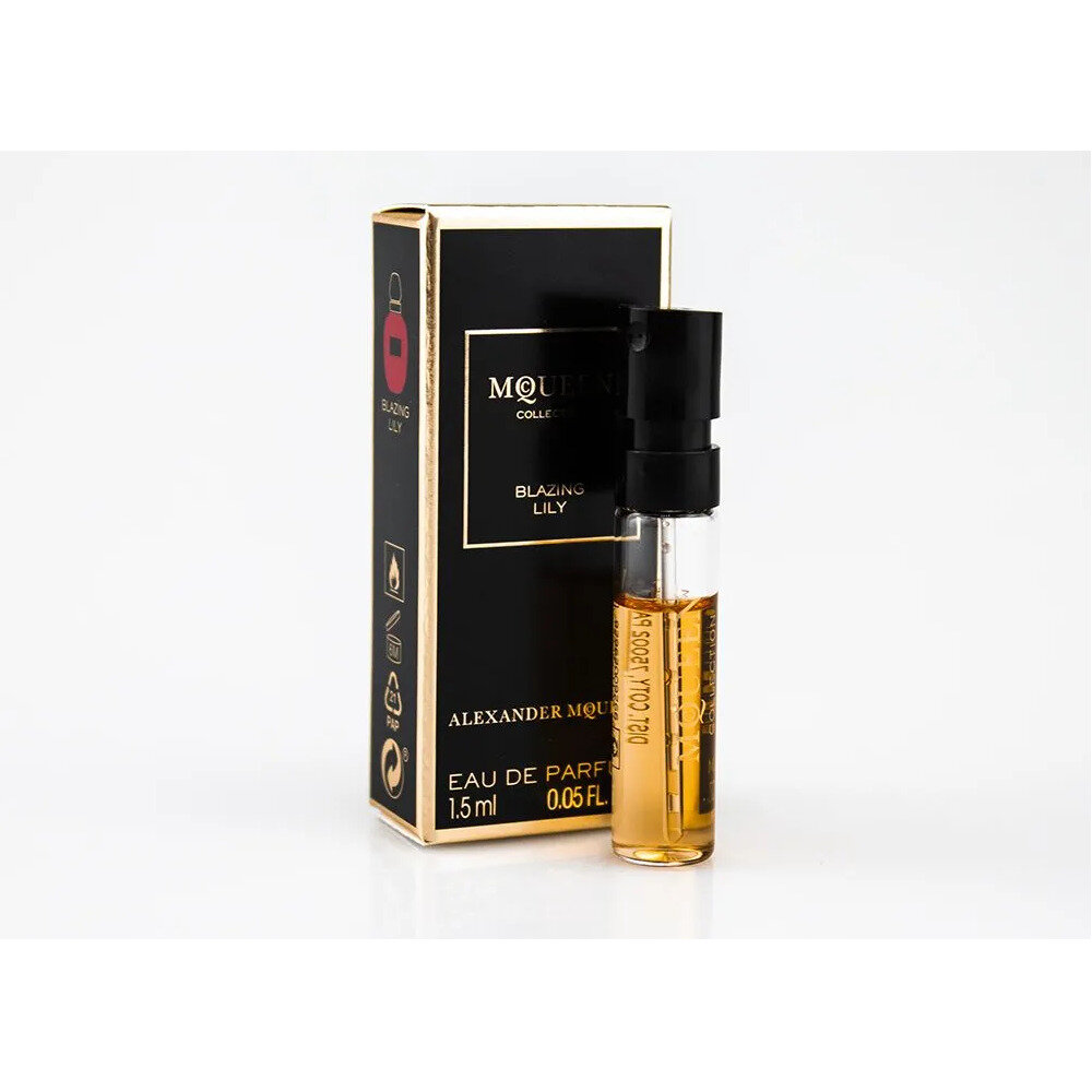 Парф. вода Alexander Mcqueen Blazing Lily миниатюра 1.5 мл / Пробник Александр Маккуин Блезинг Лили / Пылающая лилия