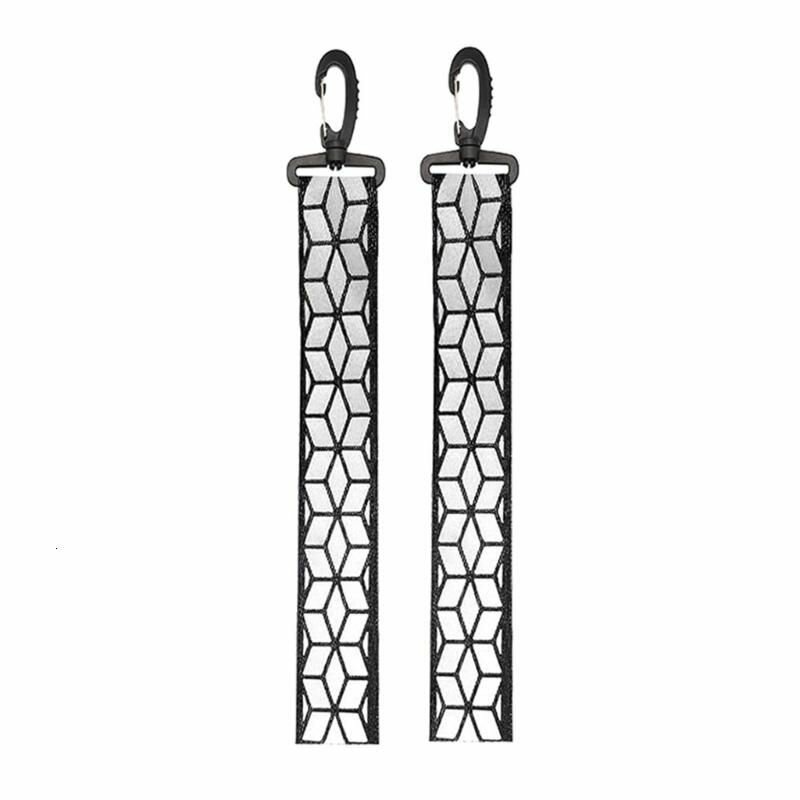 Светоотражающий брелок для велосипеда, 2 черных