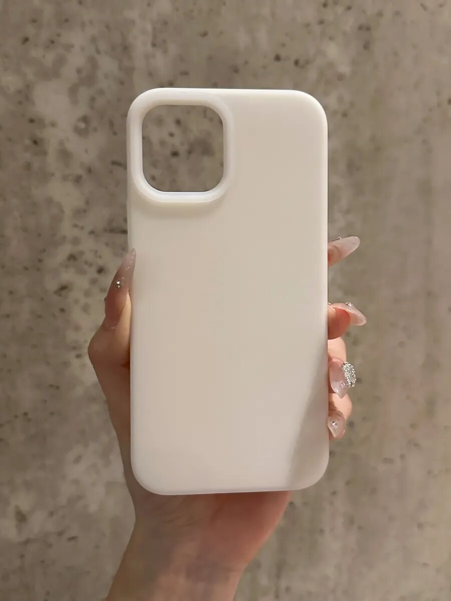 Чехол-накладка О'кейси, для iPhone 12, 12 Pro, защита камеры, белый