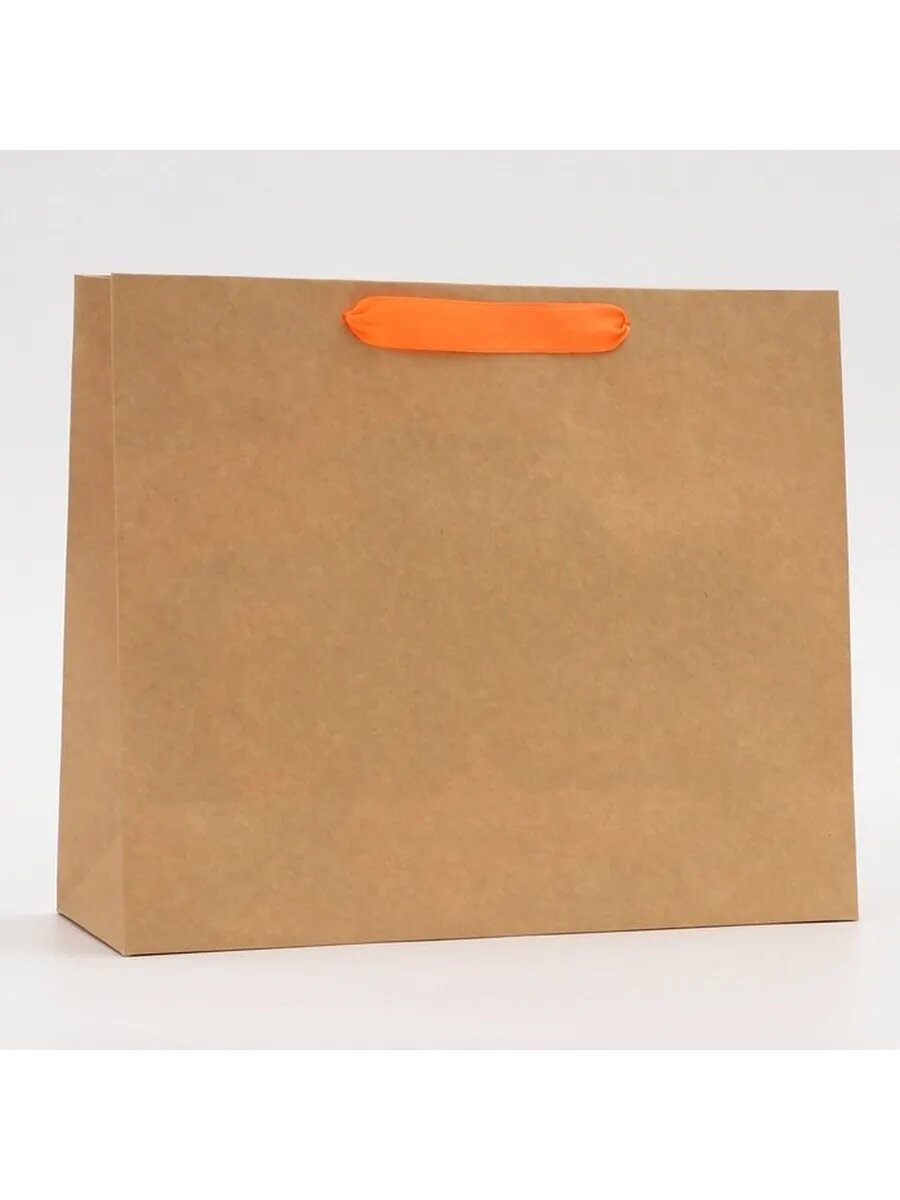 Стильный пакет с прозрачным окном для подарков