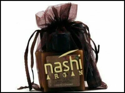 Эксклюзивный дорожный набор Nashi Argan с шампунем 30 мл кондиционером и маслом 5 мл