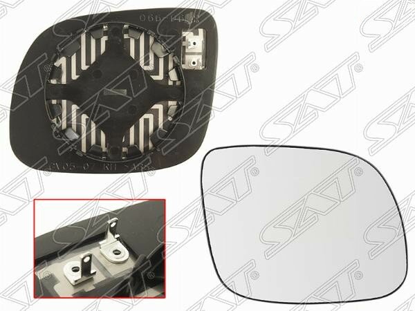Полотно зеркала SAT ST-121-0024 Skoda Octavia 96-10 справа/ Обогрев/ сферическое