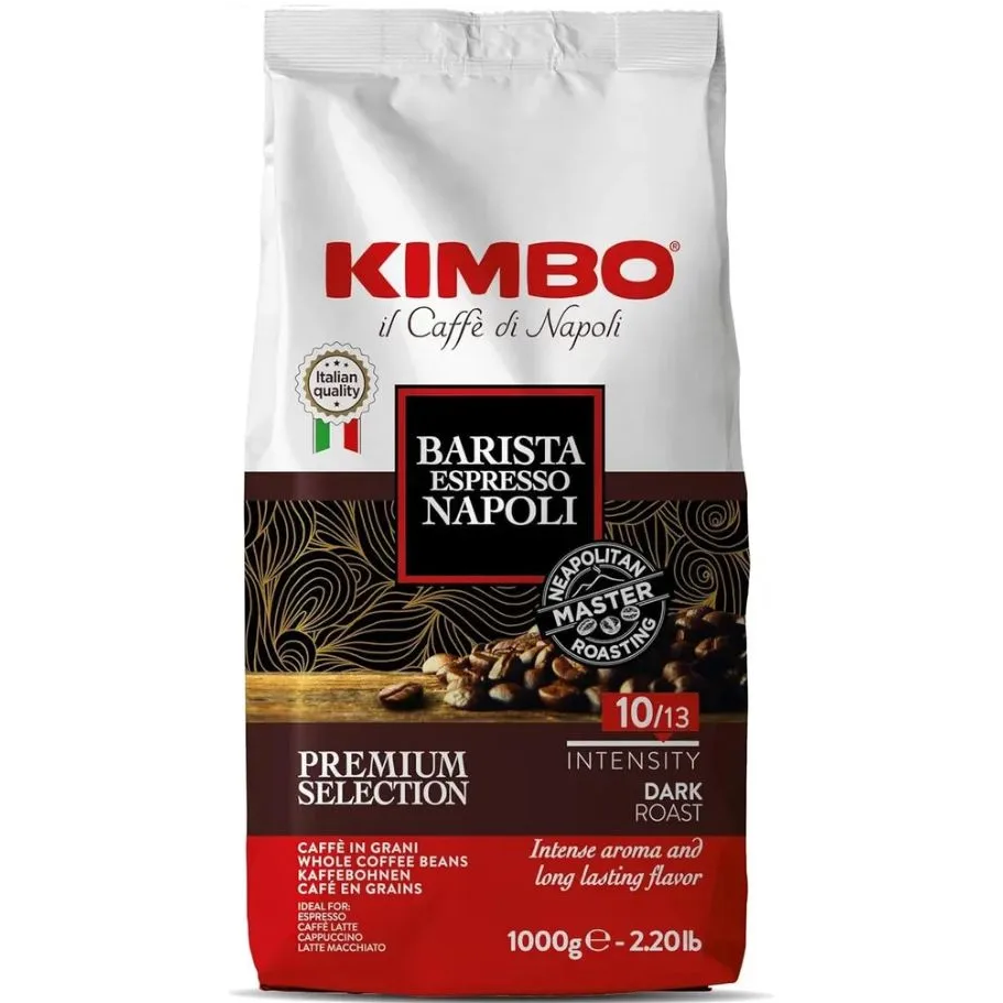 Кофе натуральный жареный в зёрнах Kimbo Espresso Napoletano, 1 килограмм