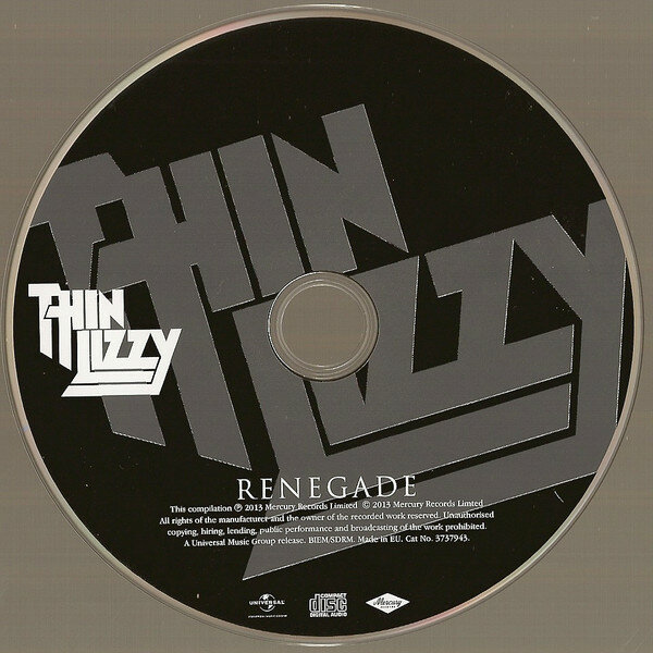Аудио CD Thin Lizzy "Renegade" CD (EU/2013) NEW — фото 1