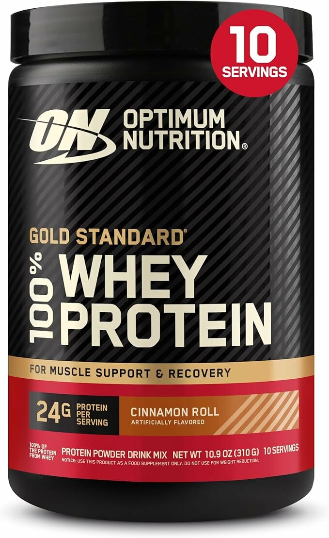 OН - Голд Стандарт 100% Вей 310 гр Булочка с корицей / ON - Gold Standard 100% Whey 310 гр Cinnamon Roll