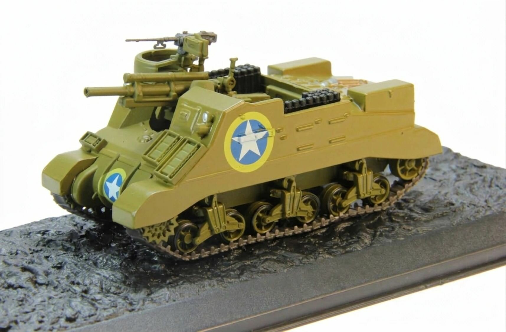 Модель военной техники 1 72 M7 105 mm HMC "Priest" U.S.Army Sicily Italy (1943)