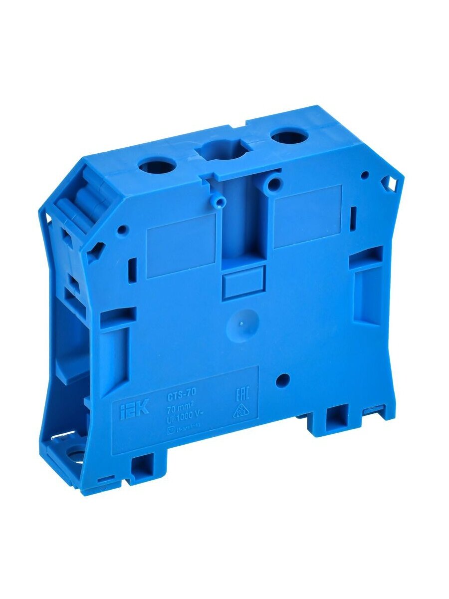 Колодка клеммная CTS ARMAFIX 70кв. мм син. IEK YCT10-00-K07-070