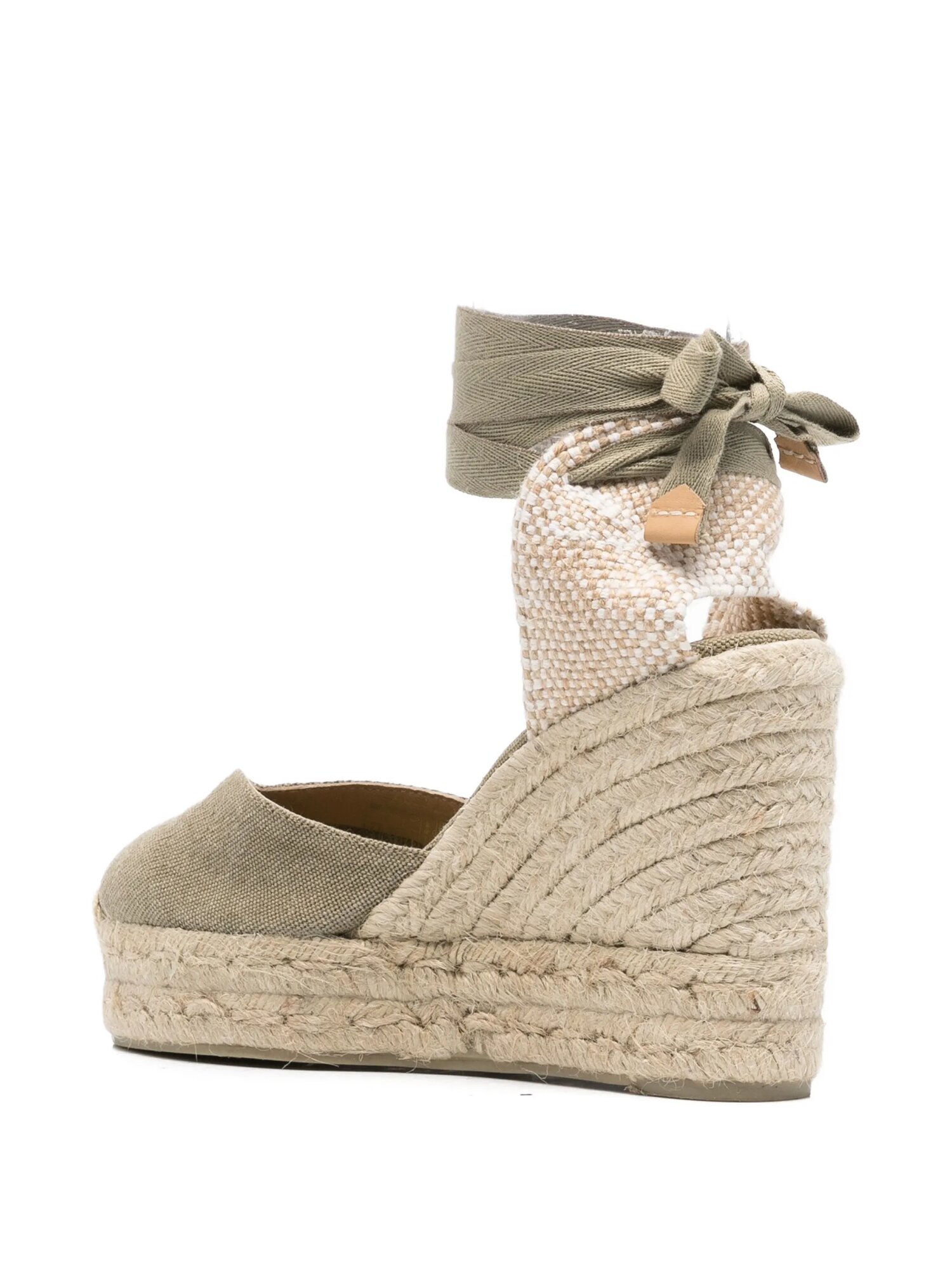 Эспадрильи Castaner Tie-fastening wedge espadrilles, размер 36, зеленый, — фото 1