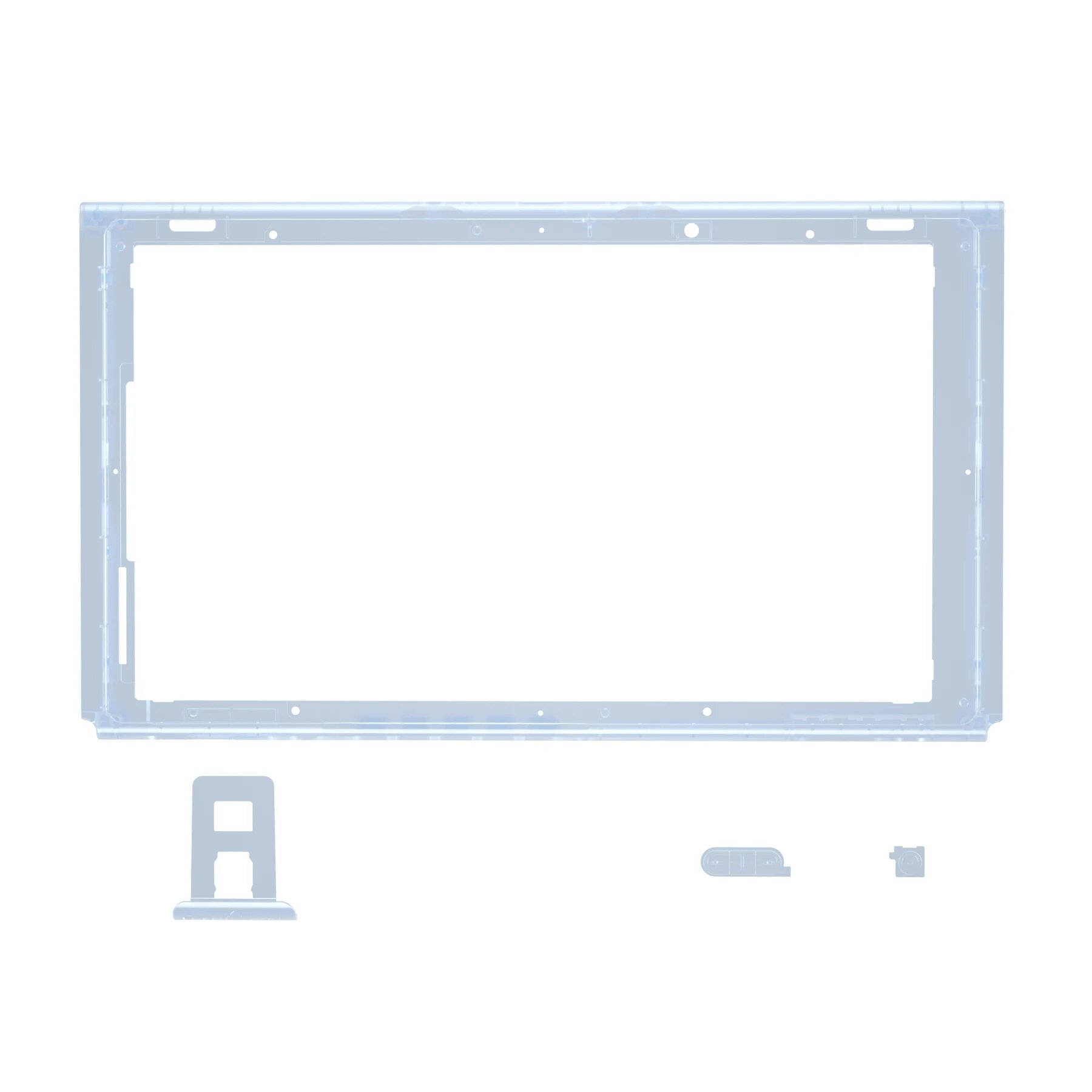 EXtremeRate Faceplate для Nintendo Switch Glacier Blue