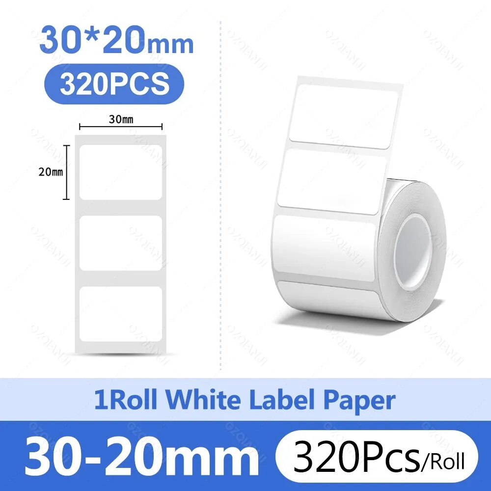 Niimbot термобумага для принтера White 30x20mm