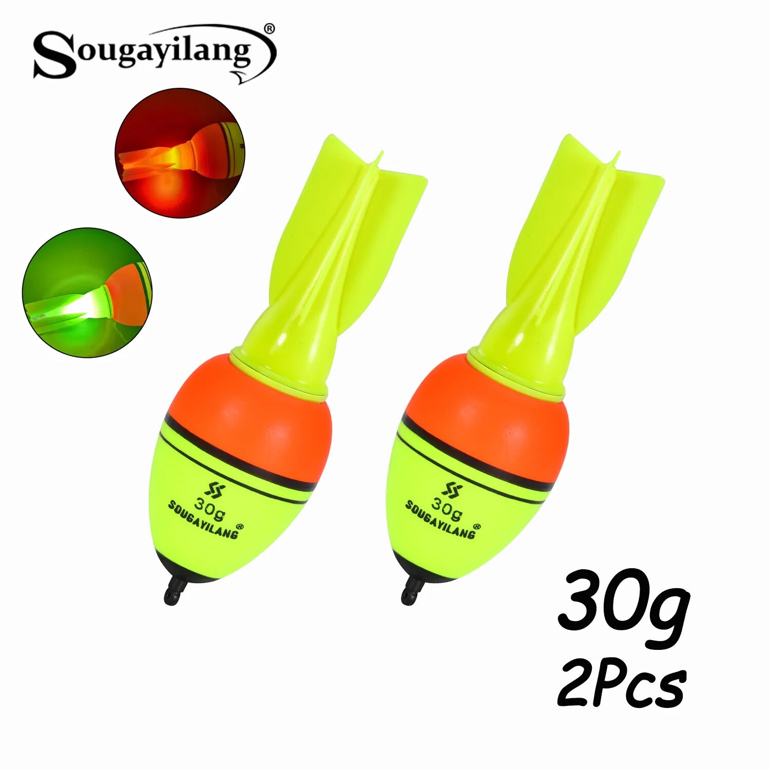 Поплавки для рыбалки Sougayilang 30g 2шт