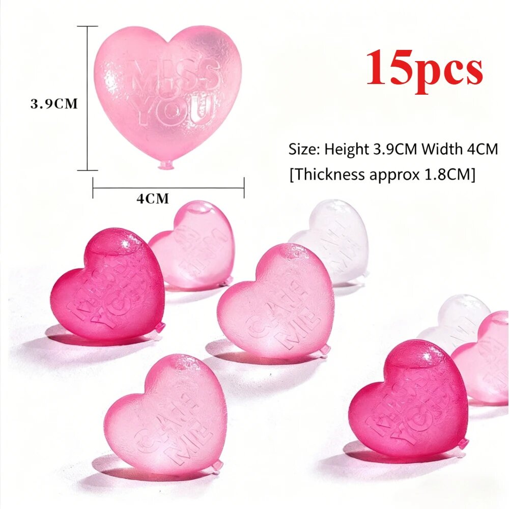 Многоразовые формы для льда в форме сердец с узором сакуры LOVE-15pcs C