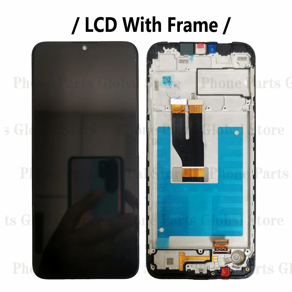 ЖК-дисплей для Nokia G21, G11, TA-1401, ЖК-дисплей с рамкой, экран TA-1418, With Frame Black